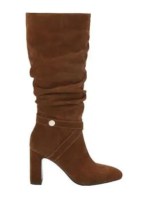 Carvela Jackpot Slouch Suede Knee-high Boots - Mid Brown