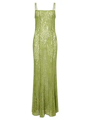 AMY LYNN Sahar Lace Maxi Dress - Olive