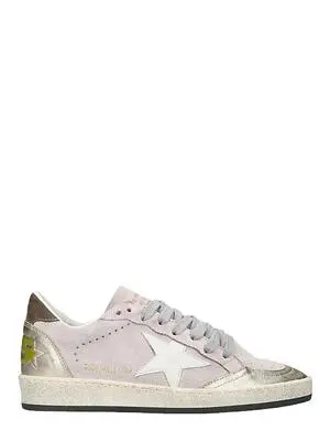GOLDEN GOOSE Ball Star Suede Trainers - Pink Comb