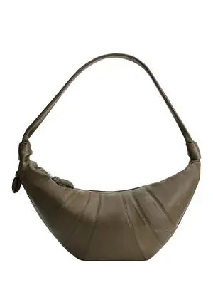 LEMAIRE Large Croissant Shoulder Bag - Tan