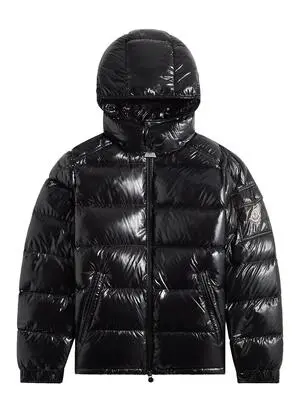 Moncler Maya Hooded Puffer Jacket - Grey