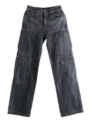 Rick Owens Double Cargo Jeans - Grey
