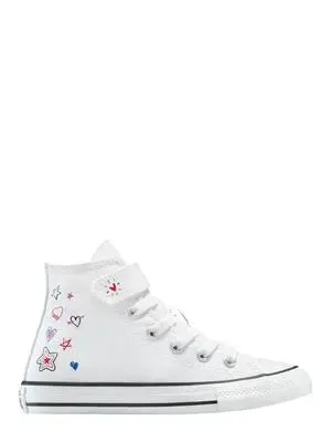 CONVERSE Chuck Taylor All Star Easyon High Ps Doodles - White