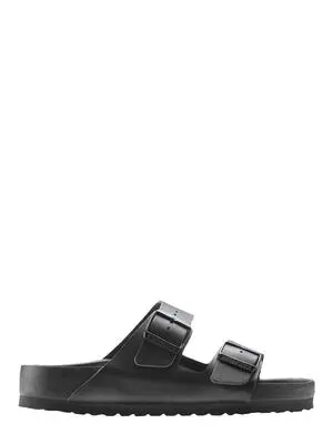 BIRKENSTOCK Arizona Natural Leather Sandals - Black