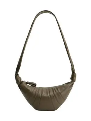 LEMAIRE Small Croissant Shoulder Bag - Tan