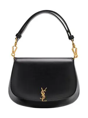 Saint Laurent Top-Handle Bag In Smooth Leather Nero