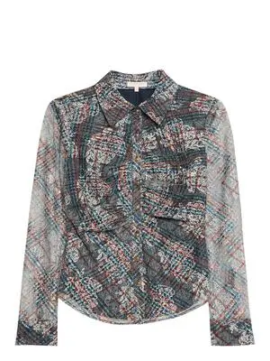 Ramy Brook Plaid Hamilton Button-front Blouse - Multi
