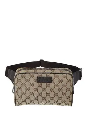 Gucci Gucci Original GG Canvas Waist Pouch Beige