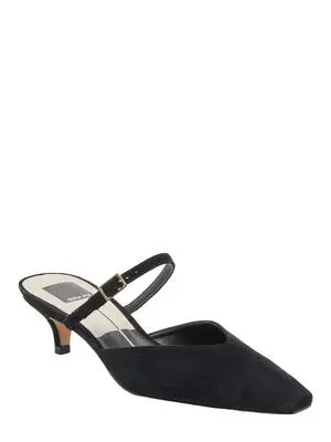 Dolce Vita Morgen Mary Jane Mule Onyx Suede