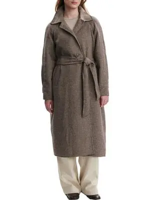 Varley Tomlinson Belted Coat - Deep Taupe/sandshell