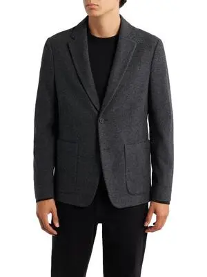 Theory Textured Knit Twill Sport Coat - Baltic Multi