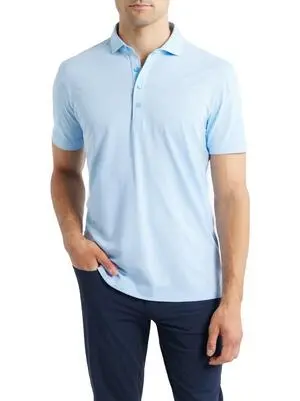 Johnnie-o Clegg Solid Piqué Performance Golf Polo - Maliblu