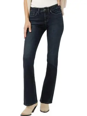 SILVER JEANS CO. Suki Curvy Mid Rise Bootcut Jeans - Amora