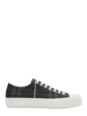Burberry Jack Check Low Top Sneakers - Storm Ip Check