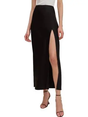 REFORMATION Layla Satin Maxi Skirt