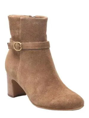 SOFFT Leather Ankle Bootie - Light Brown