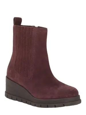 Lucky Brand Platform Wedge Bootie Winter Cherry