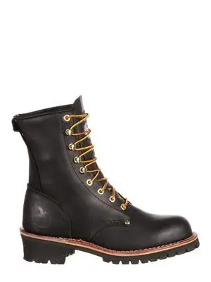GEORGIA BOOT Logger Work Boots - Black