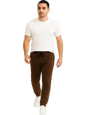 BENBEN Mens Ultra Soft Single Pack Sweatpants Brown