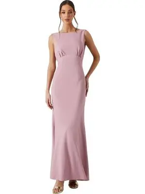 Coast Cowl Back Maxi Dress - Antique Rose