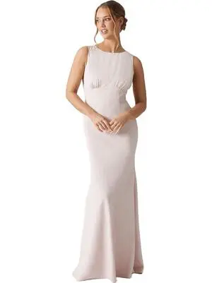 Coast Cowl Back Maxi Dress - Blush
