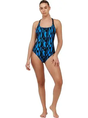 GOTTEX Ocean's Eleven Scoop Neck One Piece - Black-blue