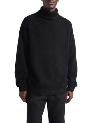 Frenckenberger Cashmere & Wool Turtleneck Sweater - Black