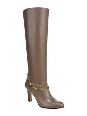 Veronica Beard Tarian Knee High Boots - Bark