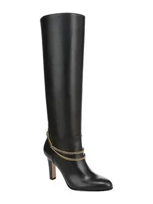 Veronica Beard Tarian Knee High Boots - Black