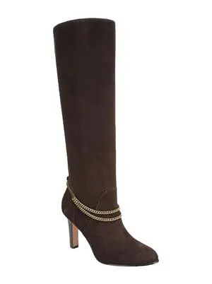 Veronica Beard Tarian Knee High Boots - Espresso