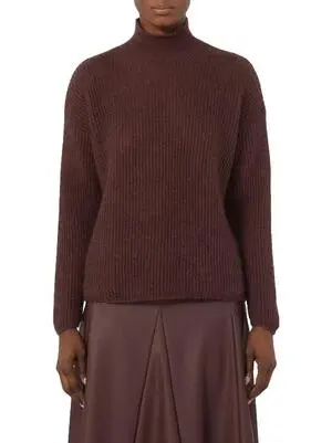 MM BY MAX MARA Tenna Mock Neck Sweater