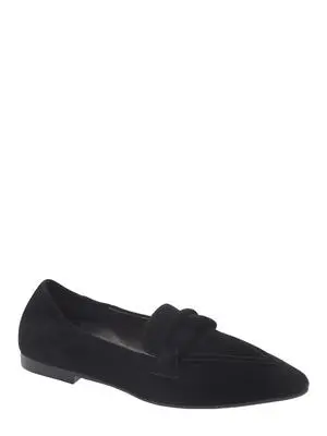 Cordani Miriam Pointed-toe Loafer - Black Suede