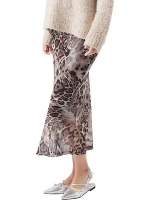 RIPE MATERNITY Savannah Mesh Skirt - Latte
