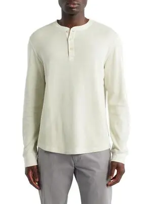 Vineyard Vines Long Sleeve Thermal Henley - Stone
