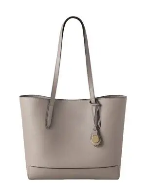 Mulberry East/West Leather Shopper Tote Cashmere Taupe