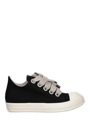 Rick Owens Jumbolace Low Sneakers - Black/milk