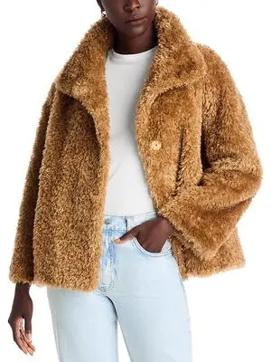Herno Faux Fur Jacket - Sand