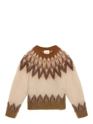 Isabel Marant Nicolas Mohair Blend Sweater - Orange