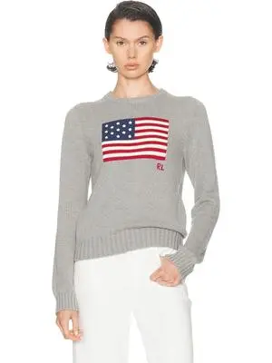 Ralph Lauren Crewneck Sweater - Drift Grey Melange