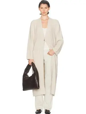 Loulou De Saison Smet Cardigan - Stone Melange