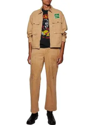 SAINT MXXXXXX Uniform Pants - Beige