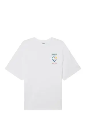 Casablanca Montagne Sportif Oversized Tee - White