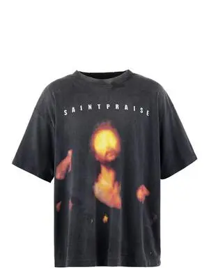SAINT MXXXXXX Saint Praise Tee - Black