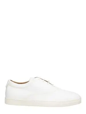 Giorgio Armani Leather Low-top Sneakers - White