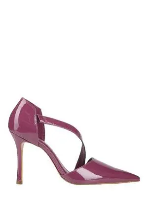 ANDREA CARRANO Pumps In Leather - Purple