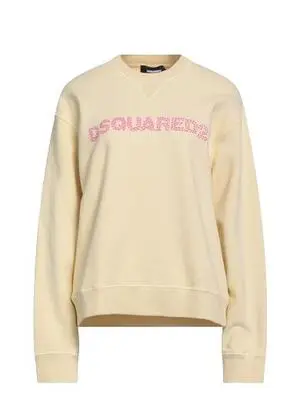 Dsquared2 Cotton Sweatshirt - Yellow