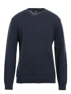 Dsquared2 Sweater In Wool And Cashmere - Navy