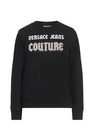 Versace Cotton French Terry Sweatshirt - Black