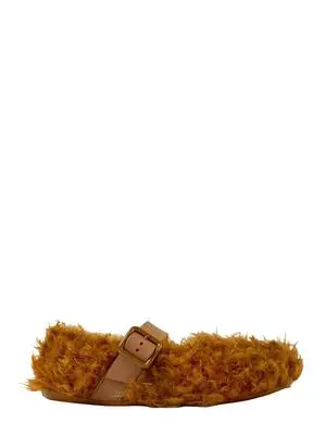 Camper Wabi Buckled Slippers - Brown