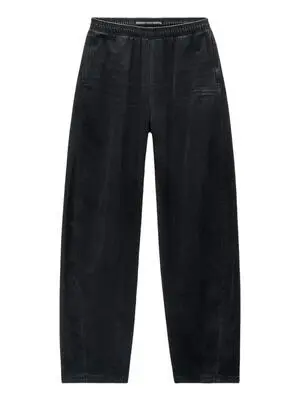 Alexander Wang Elasticated Drawstring Track Pants - Black